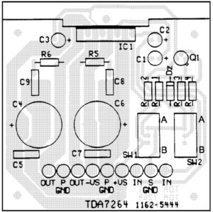 Amplificador com TDA7264 | Esquema + PCB (Download)
